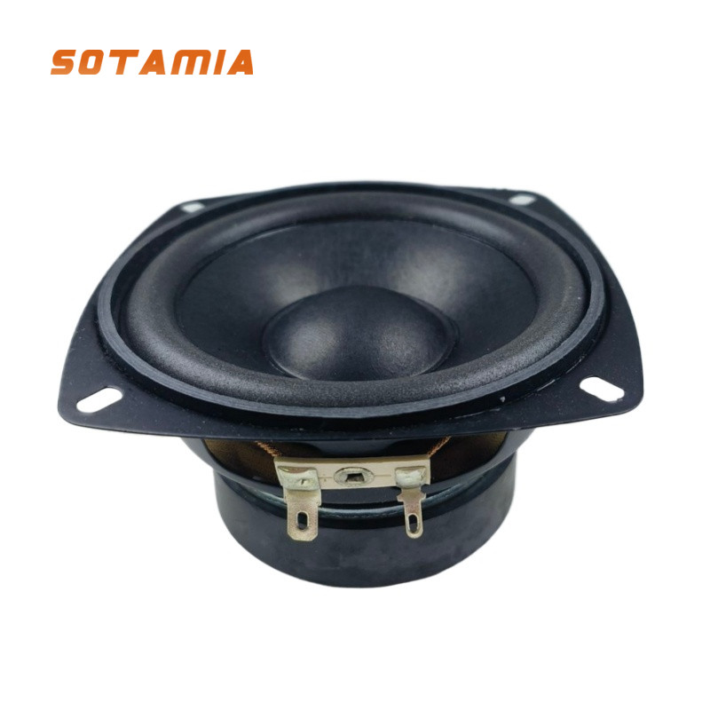 SOTAMIA 1Pcs 4 Inch Full Range Audio Speaker Altavoz 105mm 4 Ohm 20W Foam Edge Speaker Home ...