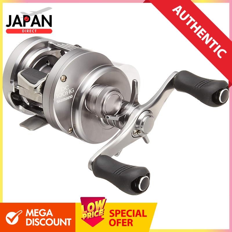 Shimano Bait Reel Double Shaft 20 Calcutta Conquest DC 100HG RIGHT Seabass Makimono | Shopee ...
