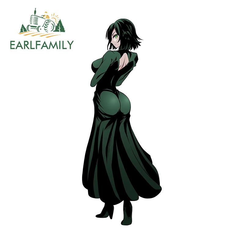 EARLFAMILY One Punch Man Fubuki Cartoon Car Stickers Refrigerator ...