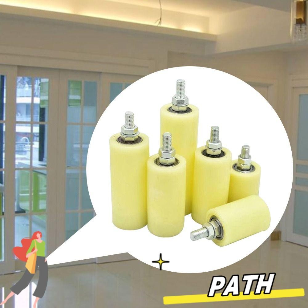 PA-HOME Slide Gate Guide Roller, Nylon Double Bearing Gate Assembly ...