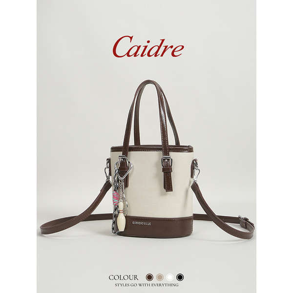 beg tangan wanita bucket bag Caidre Bag Light Luxury Niche Portable ...