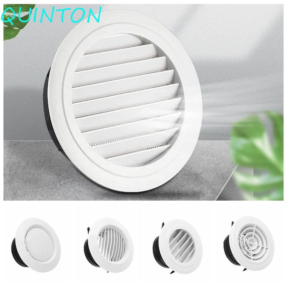 QUINTON Round Air Vent Extract Valve, 75-200mm Adjustable Air Vent ...