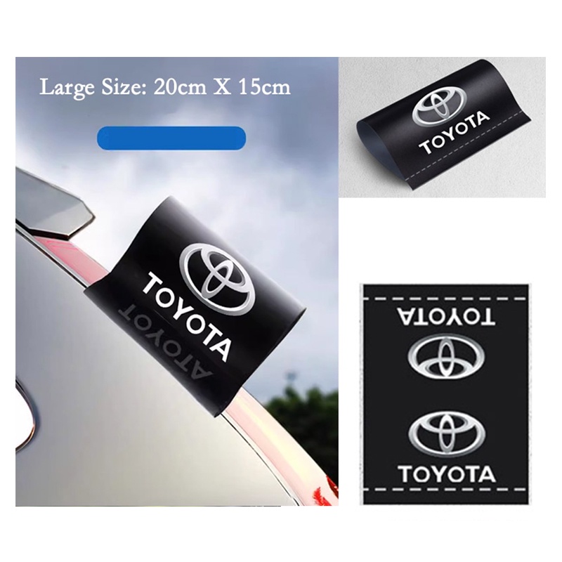 [Ready Stock] Toyota Car Sticker Wash Label Style Trunk Door Decals PVC ...