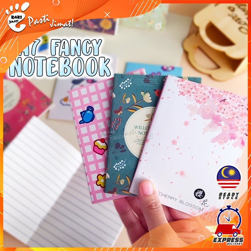 Kaki Jimat A7 Notebook Pocket Size Cute Kawaii Stationery Fancy Alat ...