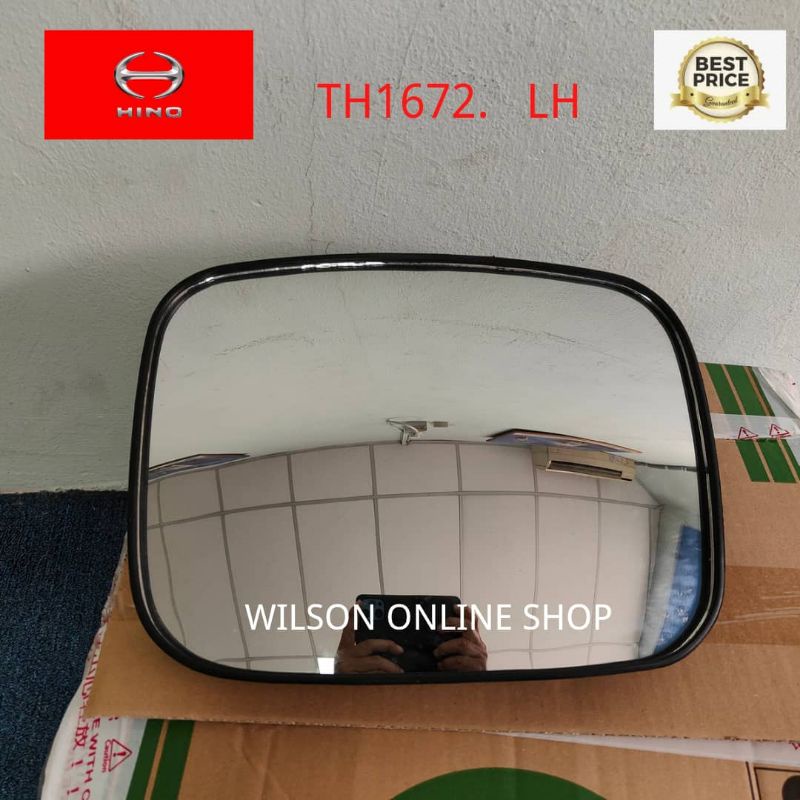 Malaysia SL-1672 Hino Profia,FS270,FS271 Side Mirror LH,Kiri Big/Long | Shopee Malaysia
