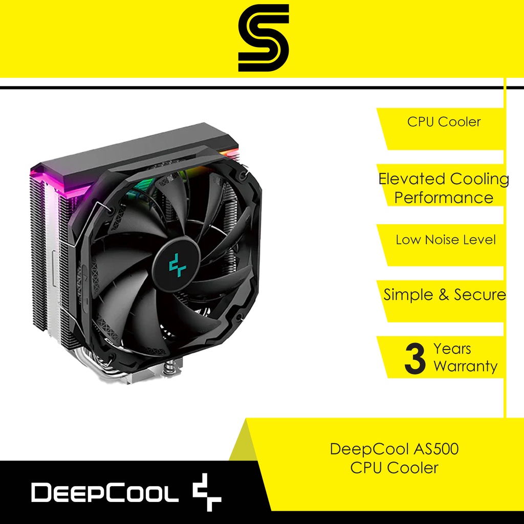 DEEPCOOL AS500 CPU Cooler | Shopee Malaysia