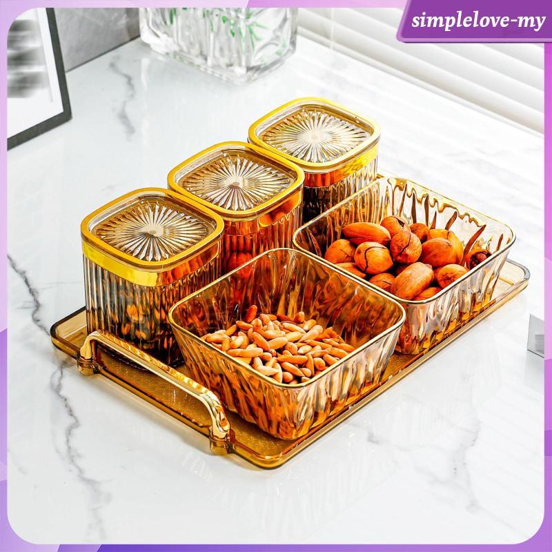 [SimpleloveMY] Ramadan Divided Serving Platter Dried Fruit Serving Tray ...