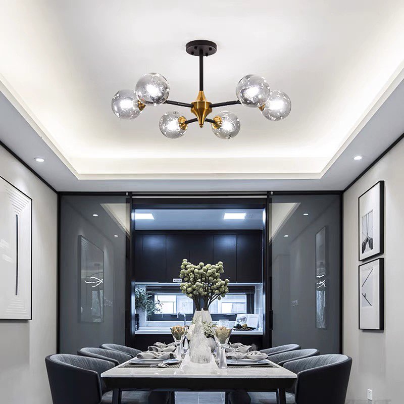 Luxury European Nordic Chandelier Ceiling Light Dining Pendant Hanging ...