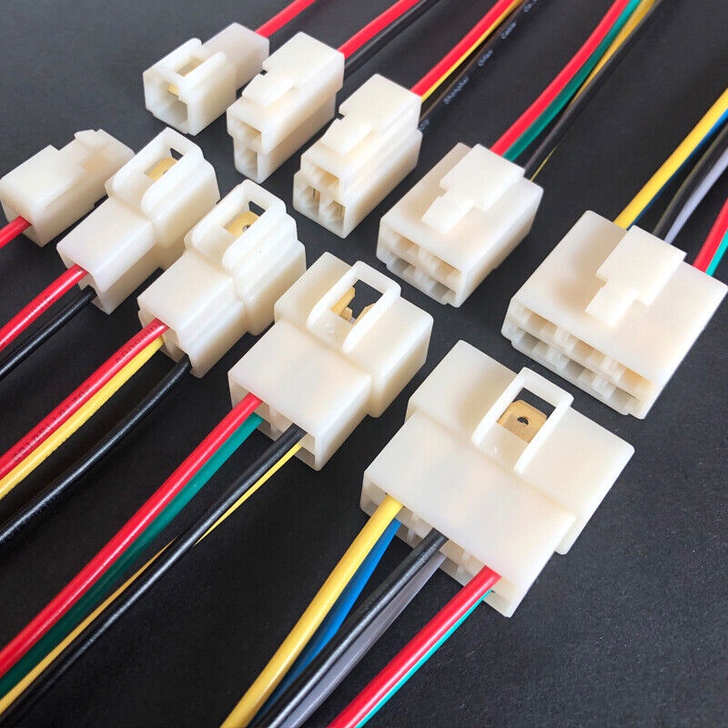 6.3mm Terminal Socket Connector General Wire Pin Plug Electrical Wiring ...