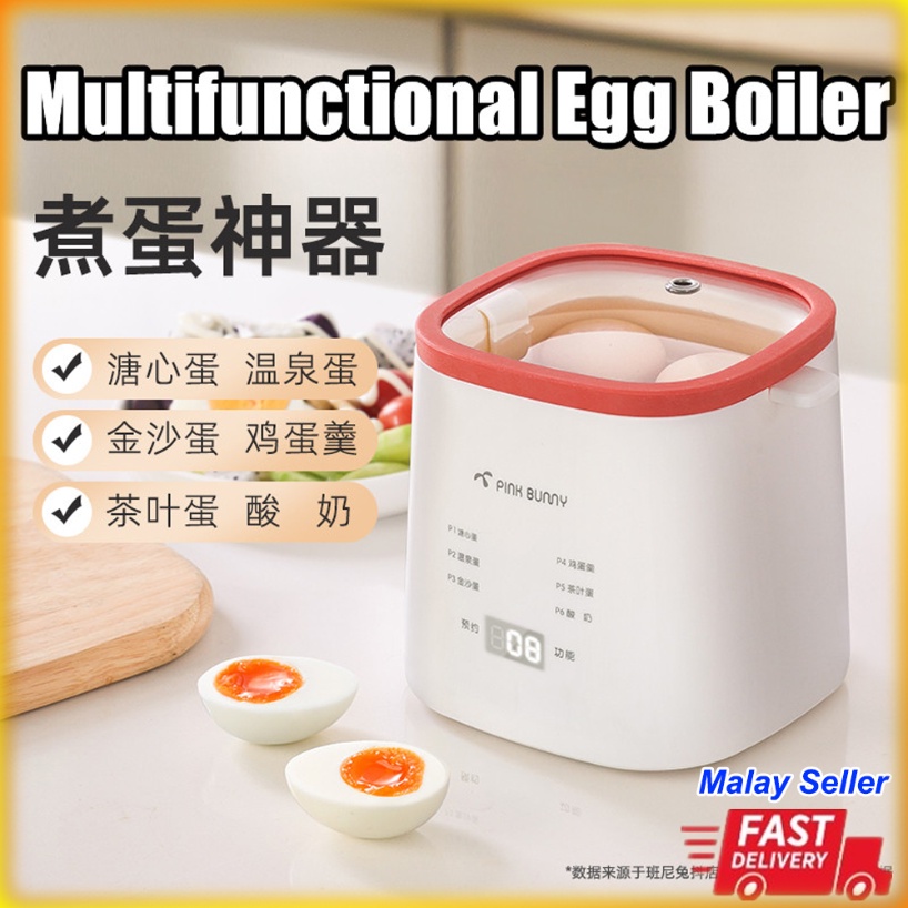 220V Multifunctional Egg Boiler 6 Modes Electric Hot Spring Egg Cooker ...