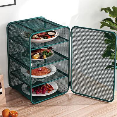 Kitchen rack table leftover food leftover cover vegetable cover anti ...