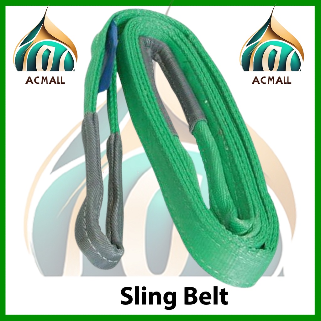 2 Ton Polyester Webbing Sling / Sling Belt / Tali Angkat (5 - 12 Meter ...