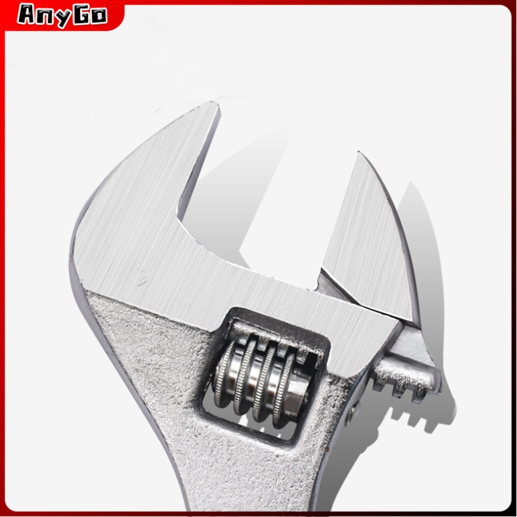 AnyGo Adjustable Wrench Secure Adjustable Jaw/Rust Resistant Finish ...