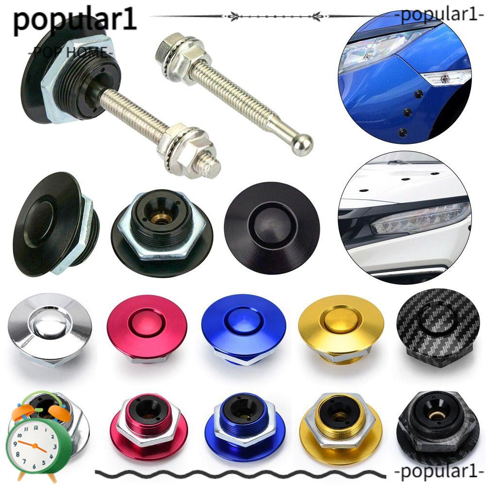 POP 1Pcs Front Bumper Hood Pin, Quick Release Latch Clip Push Button ...