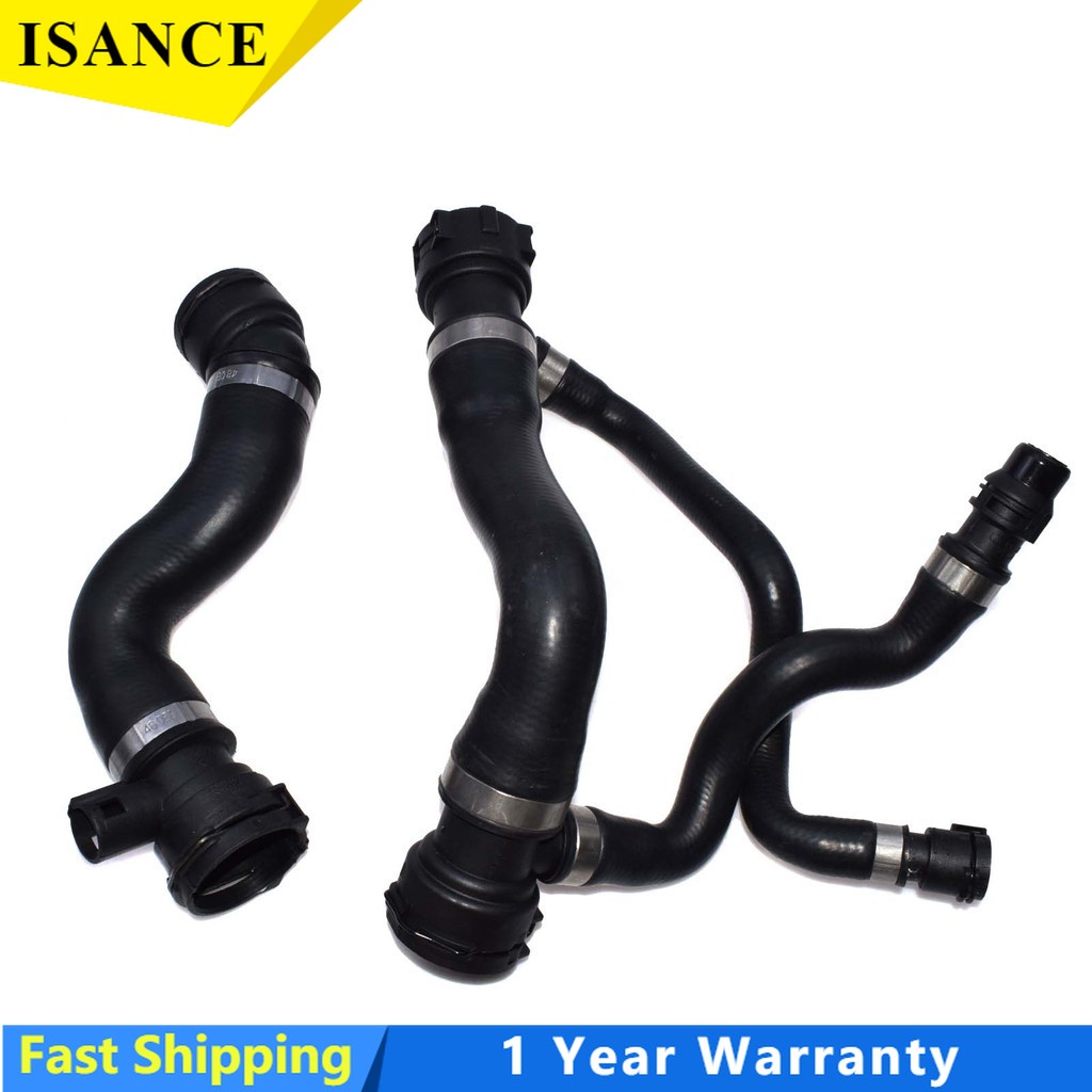 Pair Set of Upper +Lower Radiator Coolant Hose For BMW E60 E61 525i ...