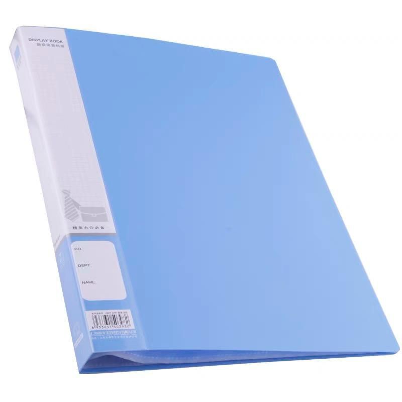 A4 Clear File Light Blue Holder Display book Clear pocket file152 File ...