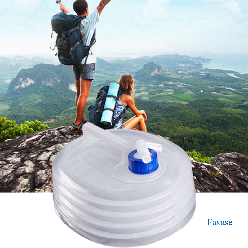 FASUSE Collapsible Outdoor Water Container Foldable Water Storage ...