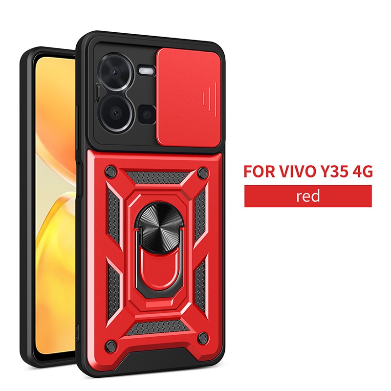 Hard Casing Vivo Y36 V25E V25 Y35 Y22s Y16 Y02s Y77 Y76 5G Ring Stand ...
