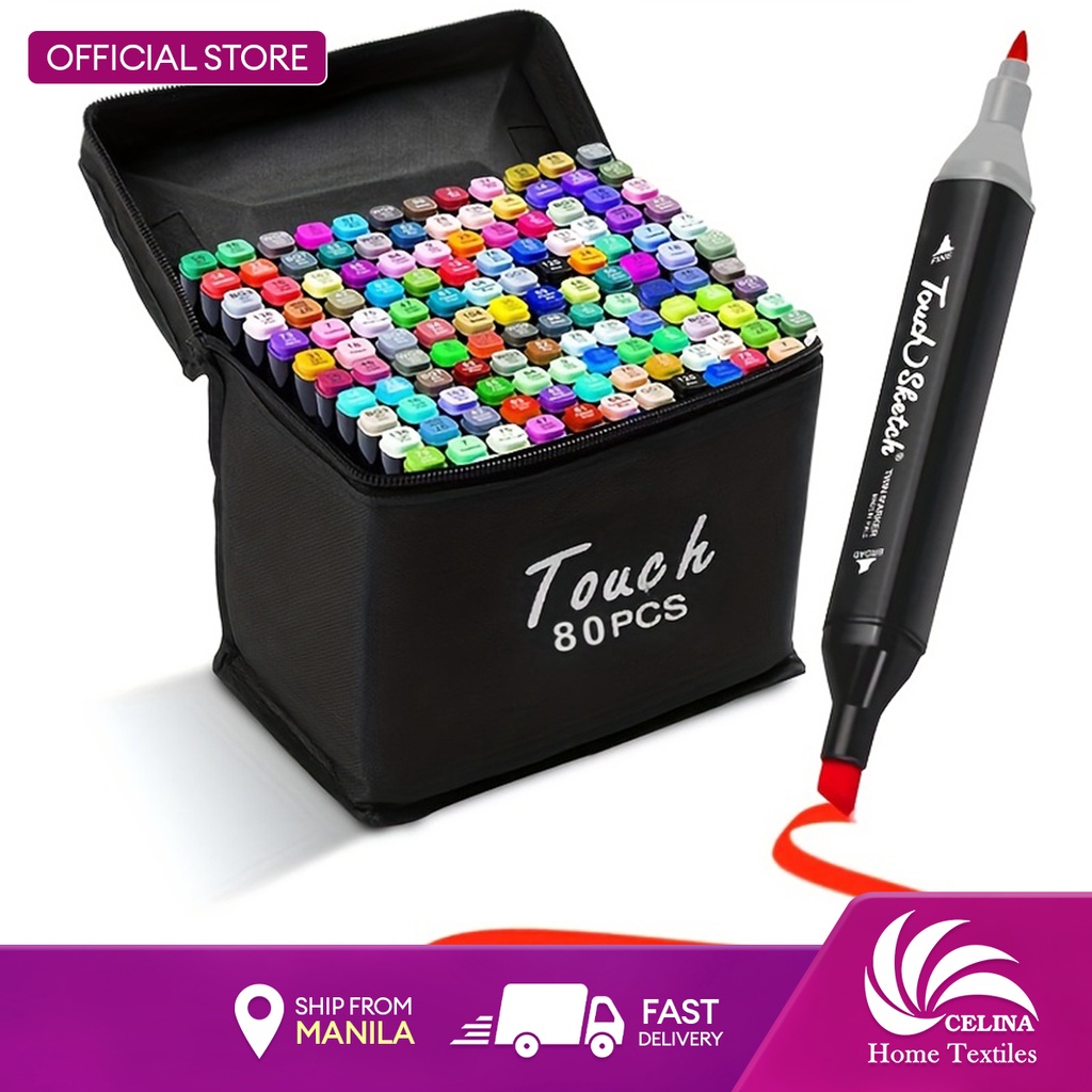 Celina Home Set Touch Painting Marker Pen Highlighter Coloring 24/36/80 ...