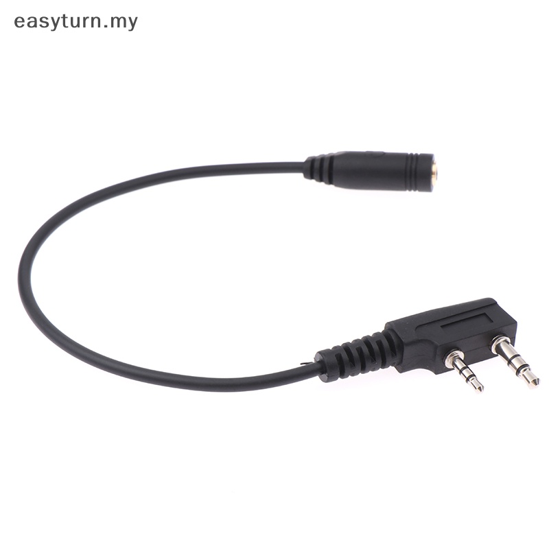 easyturn 2 Pin K1 To 3.5MM Female Audio Phone Earphone Transfer Cable ...