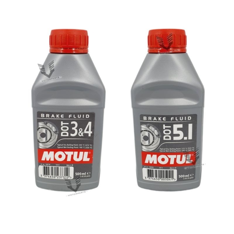 ORIGINAL MOTUL DOT 3 & DOT 4 DOT 5.1 BRAKE FLUID BRAKE OIL 500ML | Shopee Malaysia