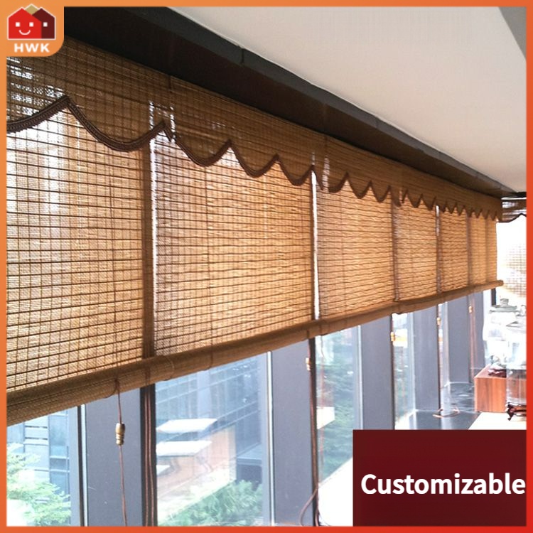 Bamboo Curtain Roller Shutter Curtain Shading Sun Shade Japanese Bamboo ...