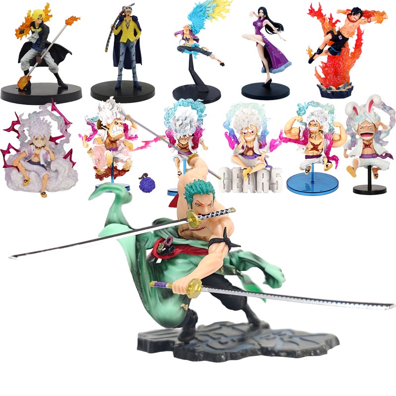 One Piece Roronoa Zoro Santoryu Nika Luffy Sun God Boa Hancock Ace Sabo ...