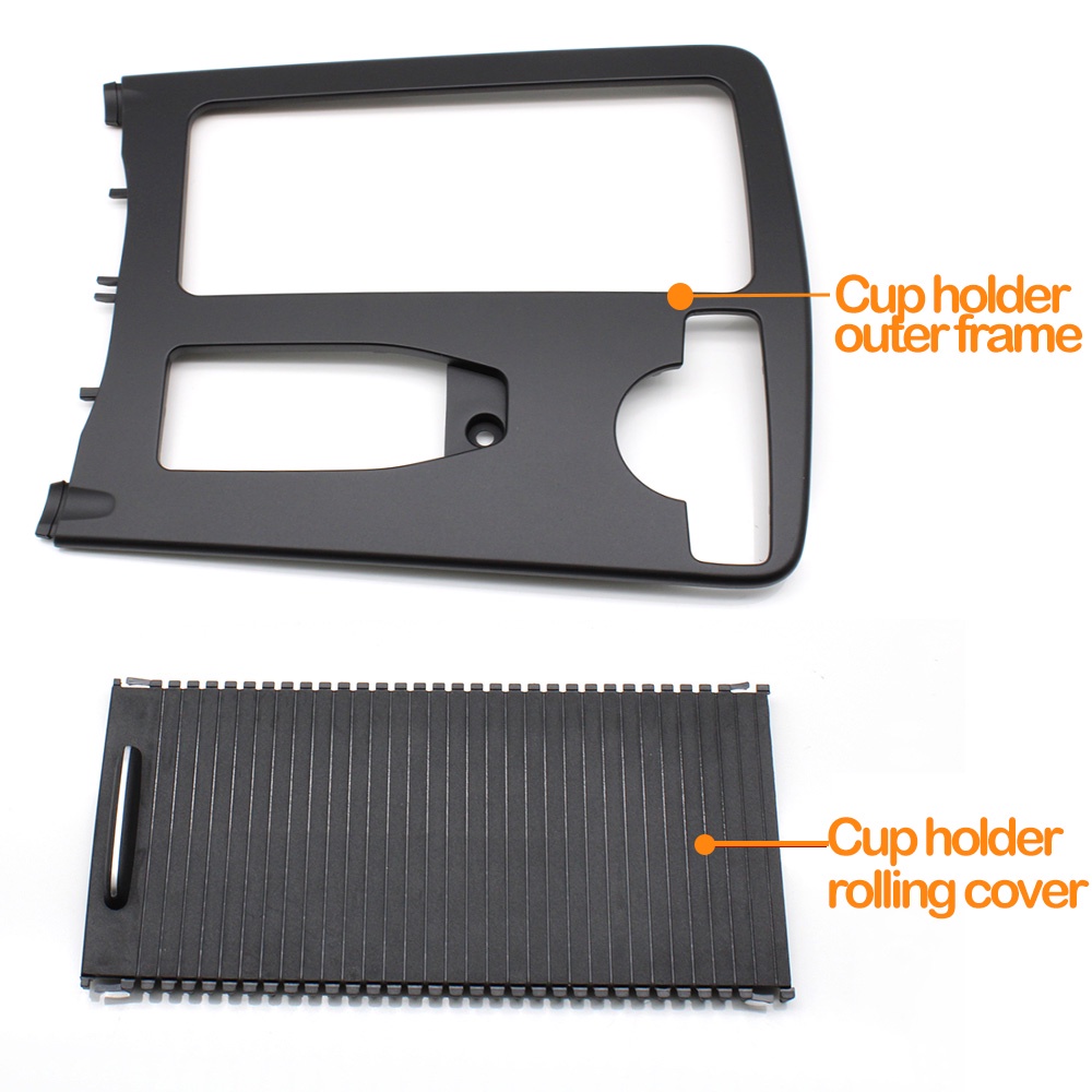 RHD Car Central Armrest Drink Cup Holder Outer Frame Cover For Mercedes ...