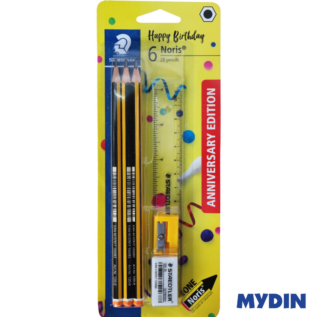 Staedtler Noris The Original 2B Pencil Set 120-OS1BK602MY | Shopee Malaysia