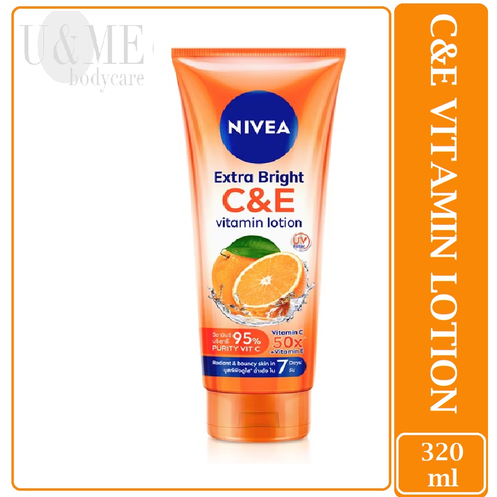 NIVEA Body Lotion Extra Bright C&E Vitamin Lotion 320ml | Shopee Malaysia