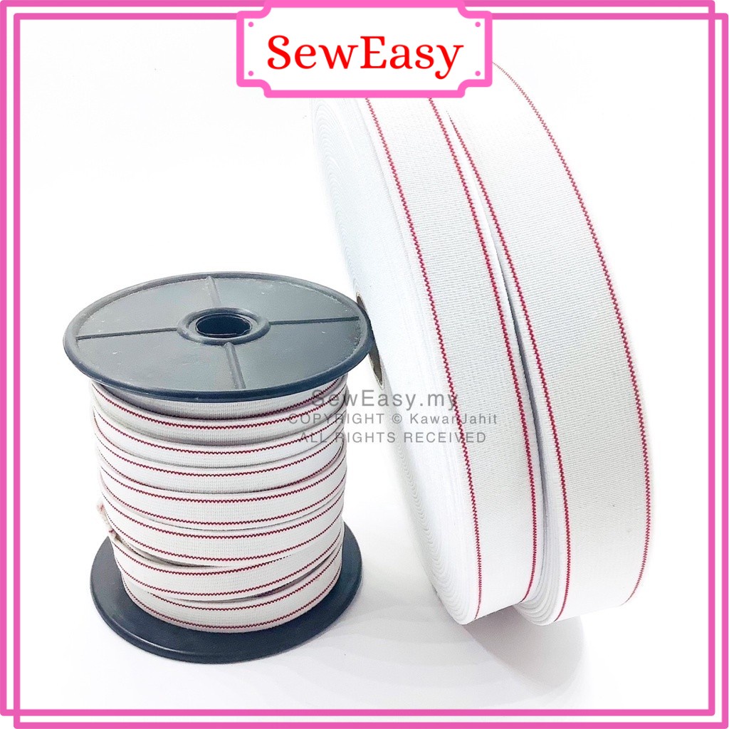 Getah Kain ½" ¾" 1" 1¼" 20ela (18meter) Getah Biasa | Shopee Malaysia