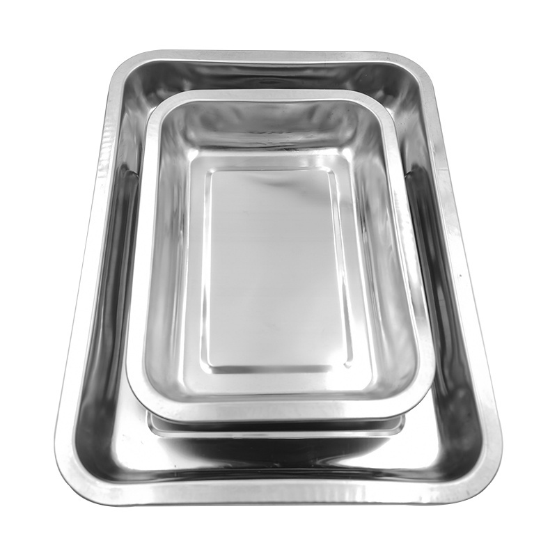 Stainless Steel Square Tray Sterilization Tray Dental Tray 2 Sizes ...