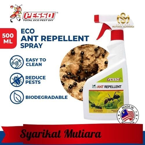 Pesso Eco Ant Repellent Liquid Spray 500ML Penghalau Semut Natural ...