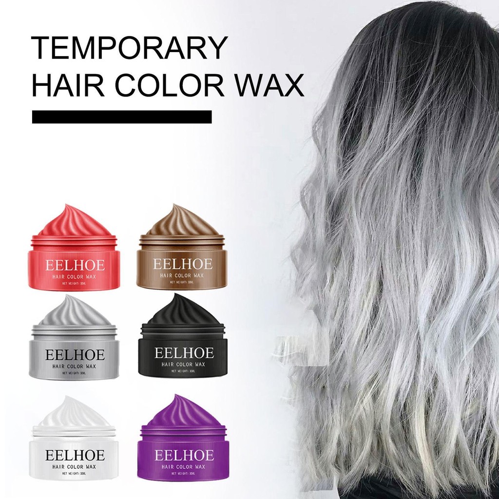 Hair Color Wax Temporary Hairstyle Cream Dye Temporary for All Ages ...