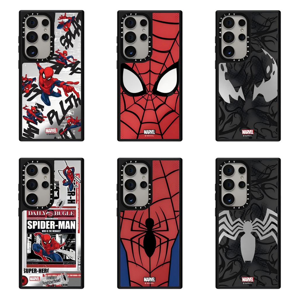 Marvel Spiderman Venom Mirror Hard Phone Case Casing for Samsung Galaxy ...