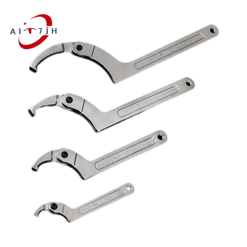 Crescent Wrench Set Adjustable C-Pin Wrench Hook Wrench for Tightening ...