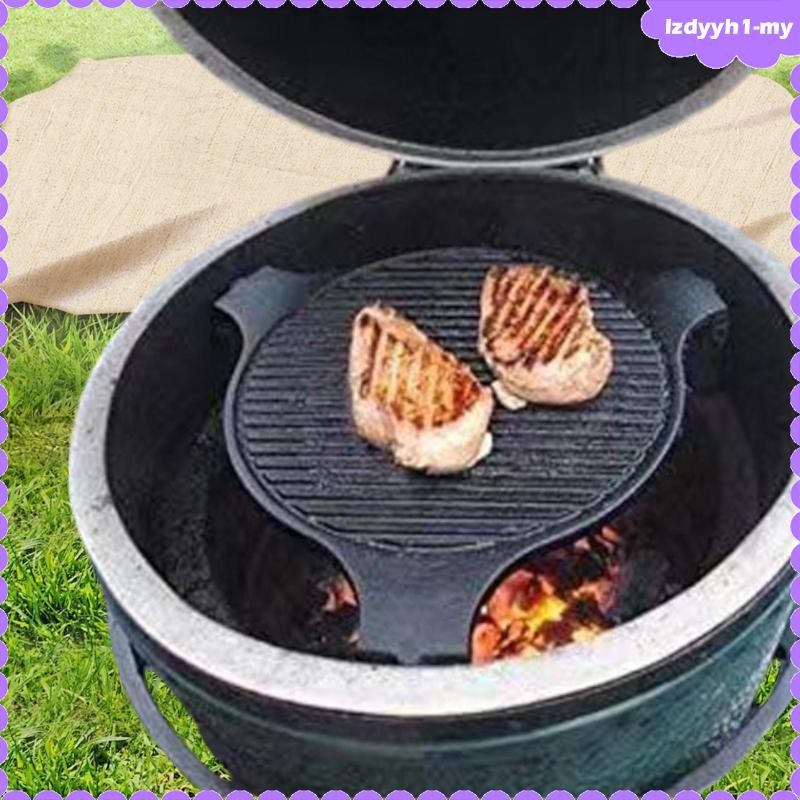 [JoyDIY] 18'' Cast Iron Plate Setter with 3 Legs Grill Griddle Plate ...