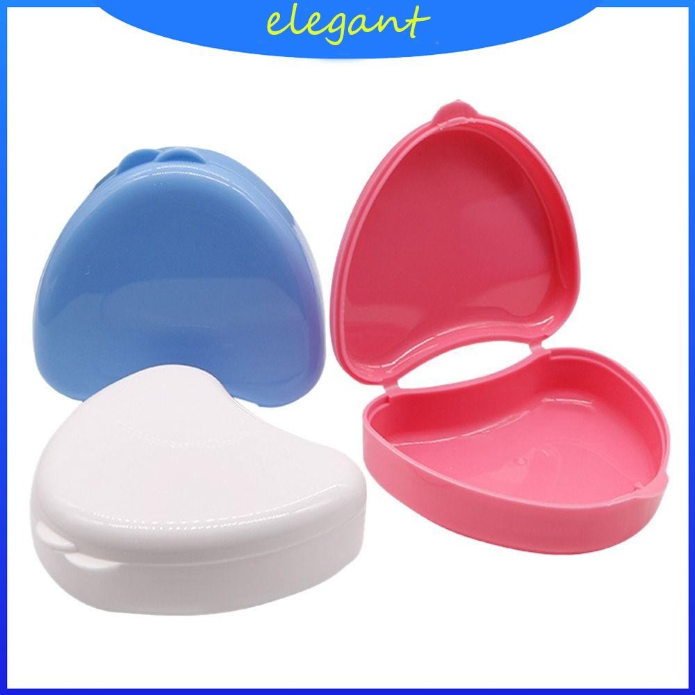 SOLIGHTER Denture Tray Box, Portable Multiple Colors Retainer , Mouth ...