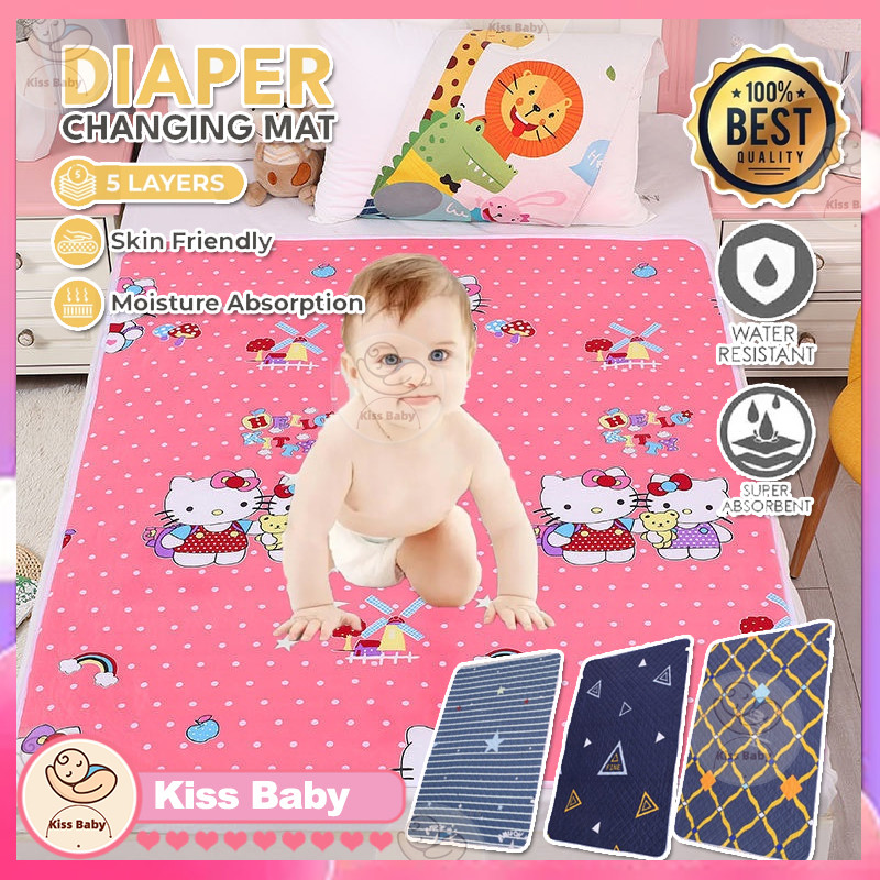 Baby Diaper Changing Mat Waterproof Adult Urine Mat 隔尿垫婴儿儿童成人Pelapik ...