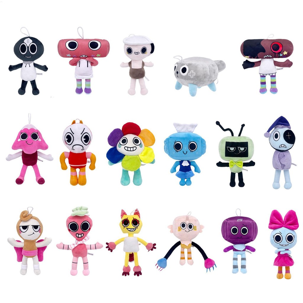 Dandy's World Plush Roblox Scraps/ Twisted Cosmo/ Sprunki/ Dandy/ Tisha ...