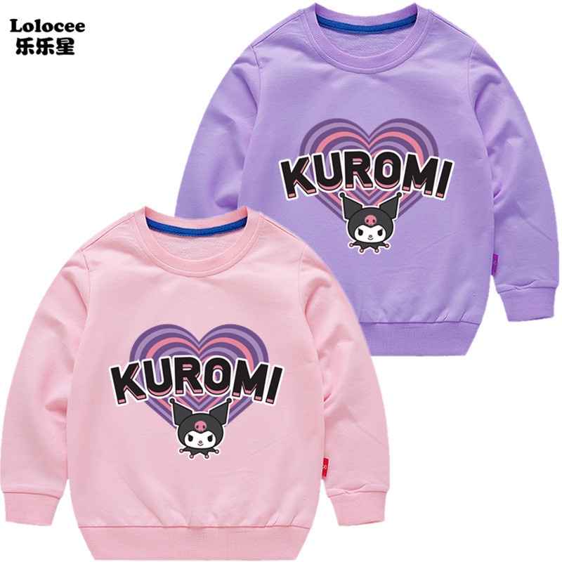 Sanrio Kuromi Girl Fall Long Sleeves Sweatshirt Anime My Melody New ...