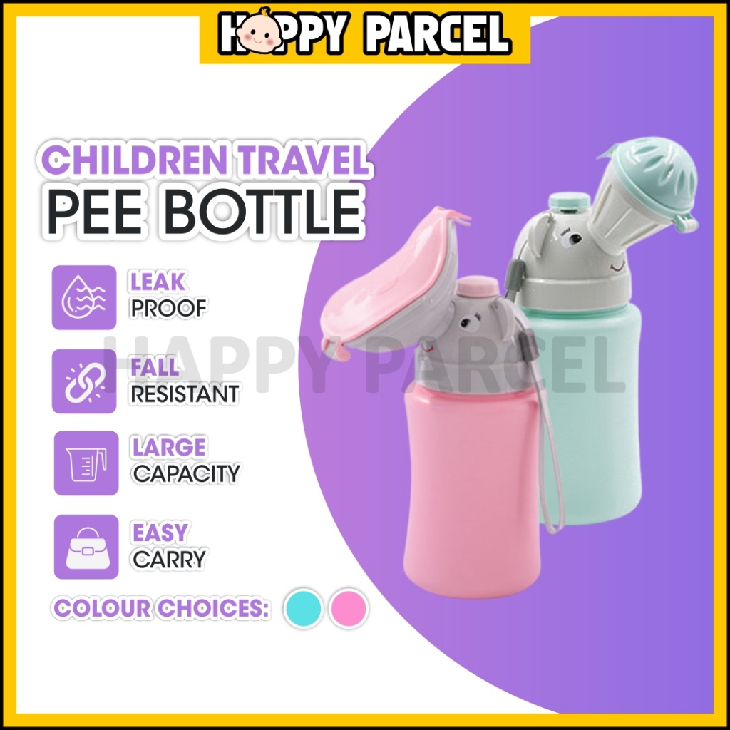 Kid Pee Bottle (500ml) for Boys & Girls Bekas Kencing Kanak Kanak ...