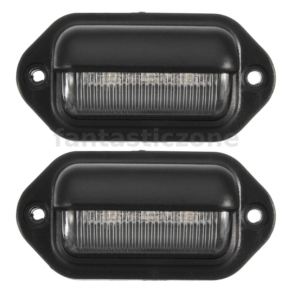 Universal Car LED Number License Plate Lights With Screws For Trailers ...