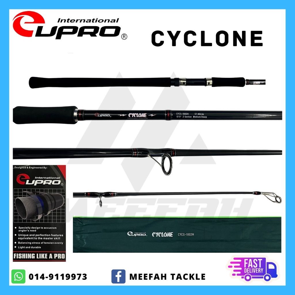 EUPRO CYCLONE - Spinning Fishing Rod Joran Pancing | Shopee Malaysia