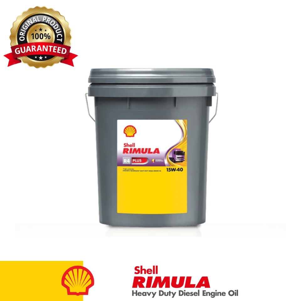 Original (Pasaran Malaysia) 550061213 SHELL RIMULA R4X PLUS 15W40 Heavy ...