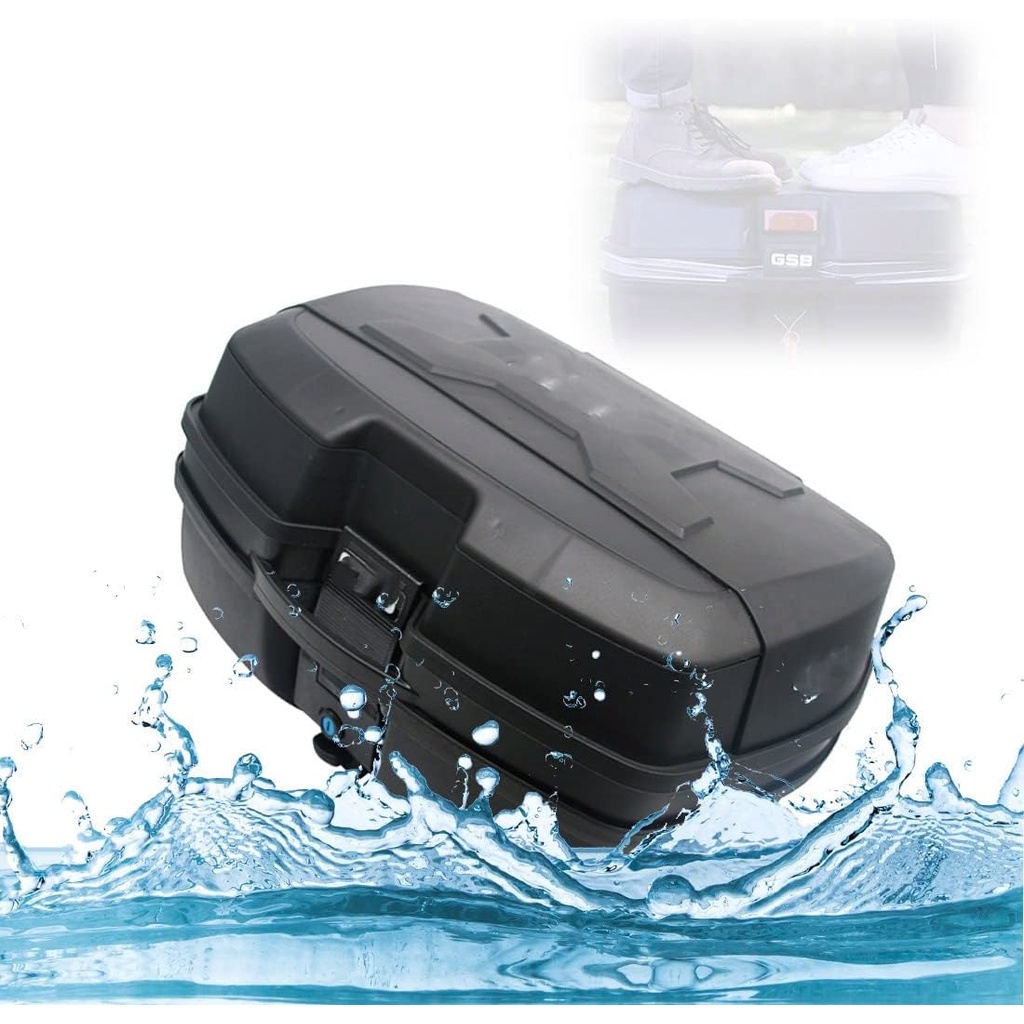 READY📦47L GSB TOP BOX GIVI Box Large Motorcycle Storage Box Extra Trunk ...