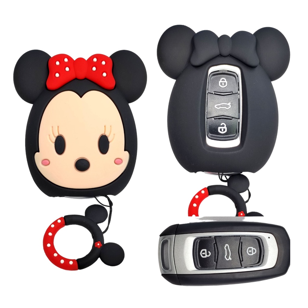 Minnie Cartoon key casing for proton X70 remote keyless cover Cute x70 ...