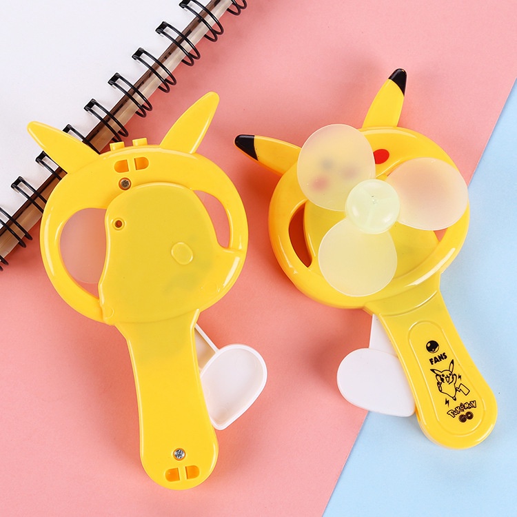 Anime Pokémon Pikachu Handheld Fan Fun Toys Mini Fan Kawaii Portable ...