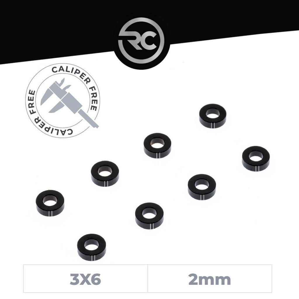 OfficinaRc OFC-SS-3620 Alu Smart Shim 3x6x2mm * | Shopee Malaysia