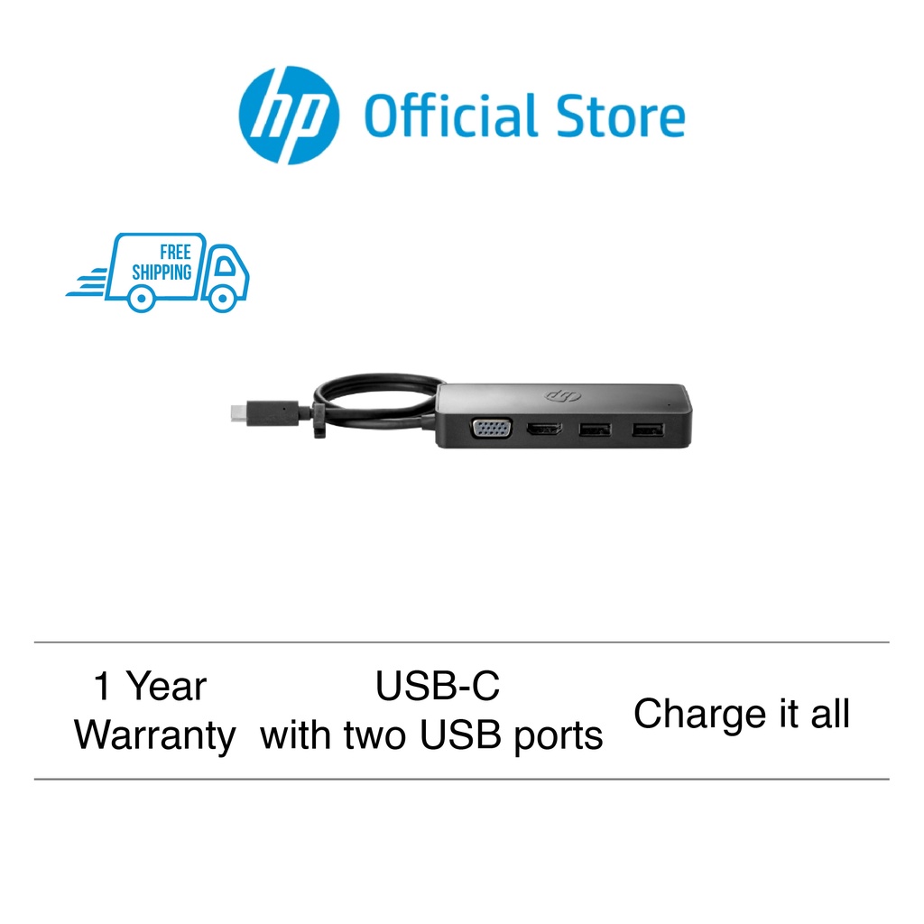 HP USB-C Travel Hub G2 [FREE Delivery] | Shopee Malaysia